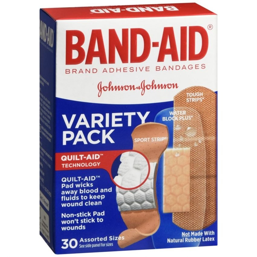 BAND-AID Adhesive Bandages Variety Pack Assorted Sizes – 30 EA ...