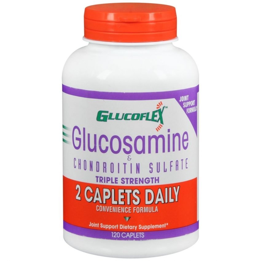 Glucoflex Glucosamine & Chondroitin Sulfate Triple Strength Caplets ...
