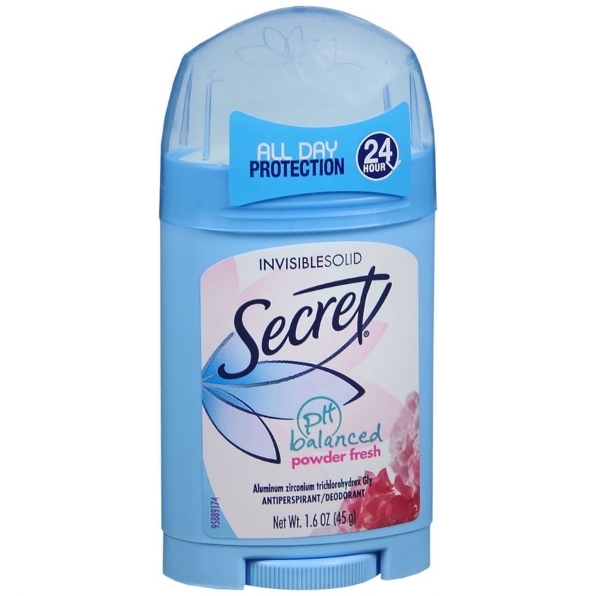Secret Invisible Solid Anti-Perspirant Deodorant pH Balanced Powder ...