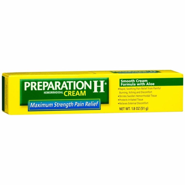 Preparation H Hemorrhoidal Cream Maximum Strength – 1.8 OZ – Medcare ...