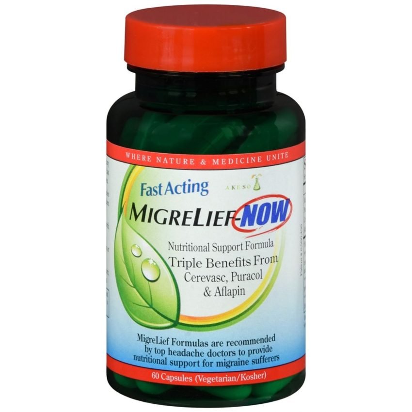 MigreLief-Now Fast Acting Capsules – 60 CP – Medcare | Wholesale ...