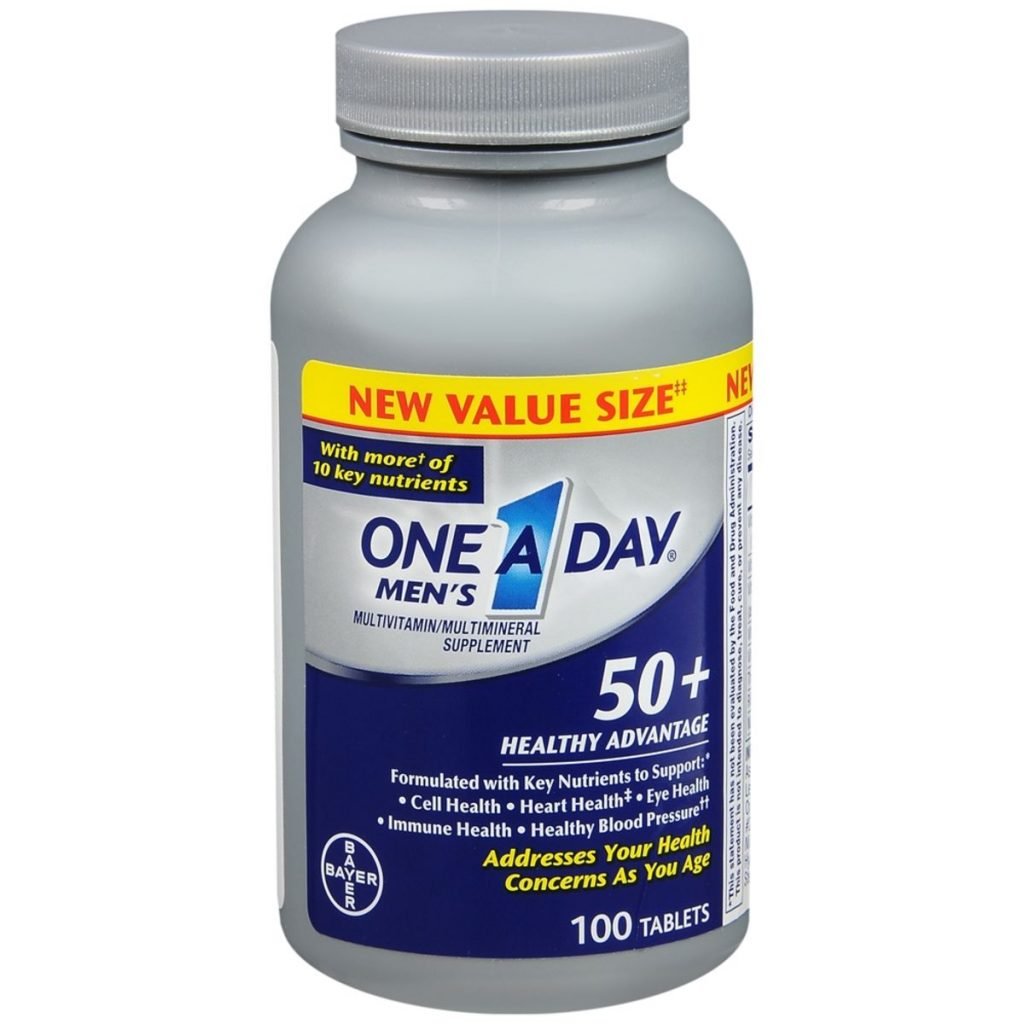 One A Day Men’s 50+ Healthy Advantage Multivitamin/Multimineral ...