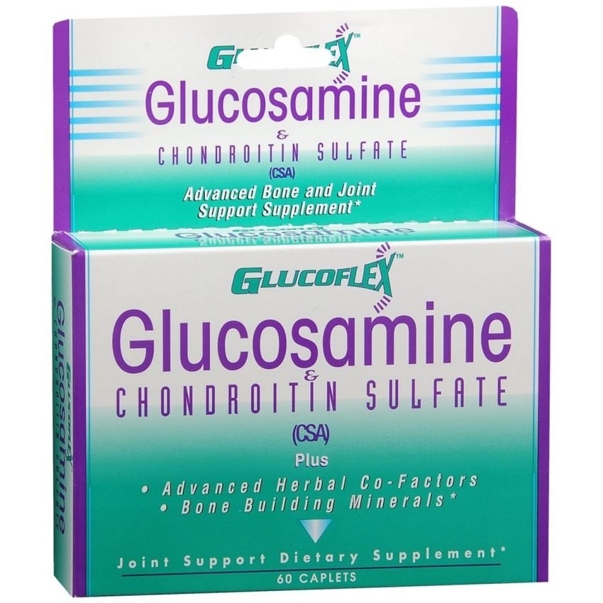 Glucoflex Glucosamine & Chondroitin Sulfate Plus Advanced Herbal Co ...