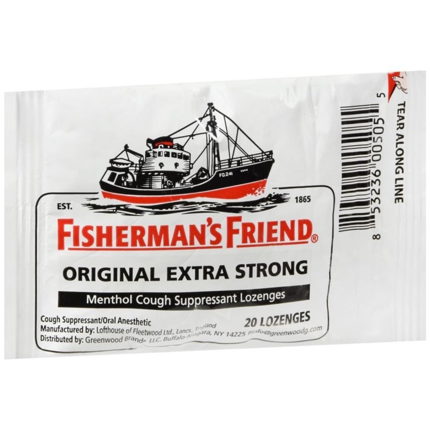Fisherman’s Friend Original Extra Strong Menthol Cough Suppressant ...
