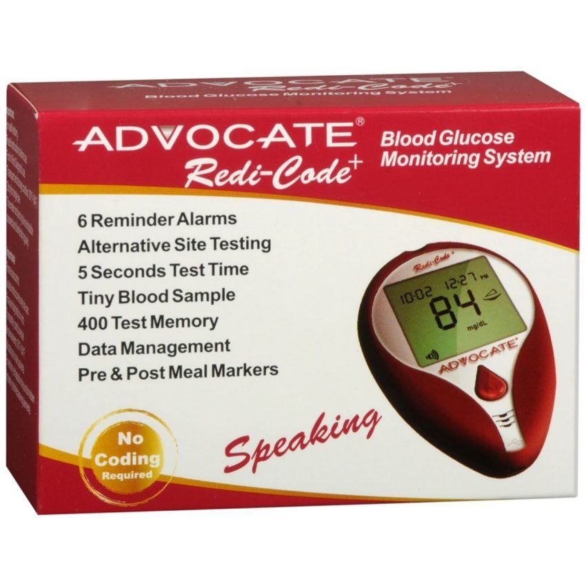 Advocate Redi-Code Plus Speaking BG Meter – Medcare | Wholesale company ...