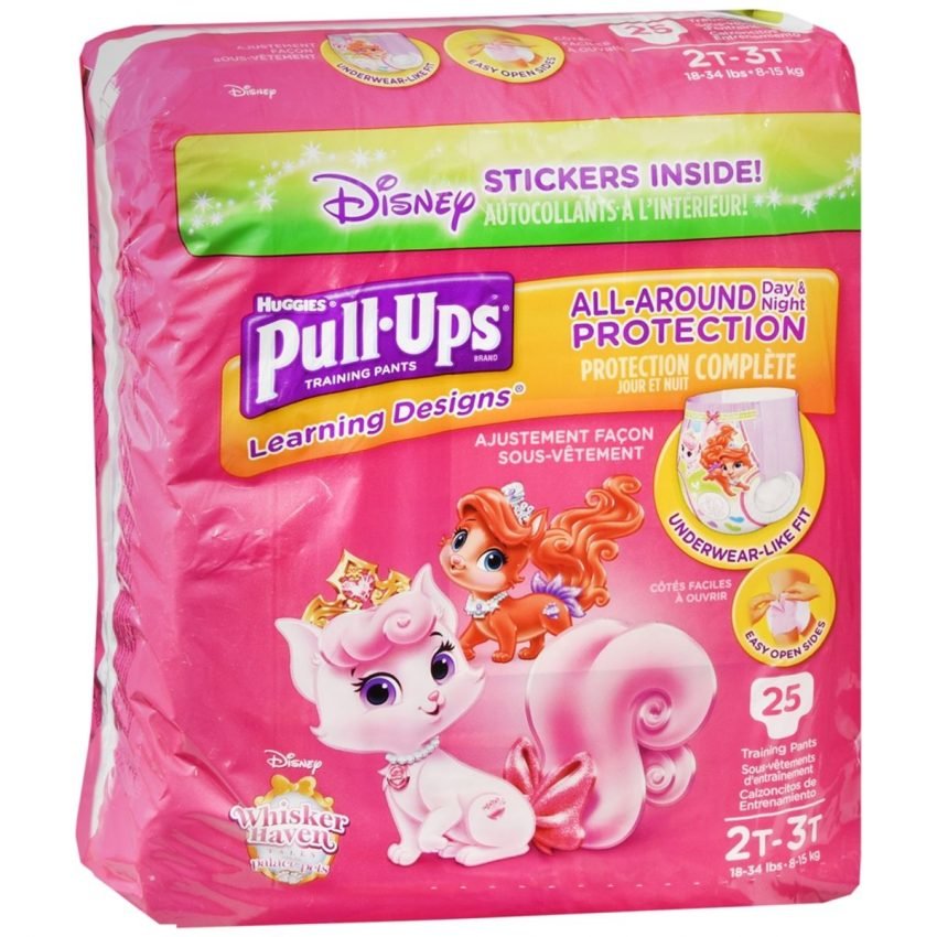 Pull-Ups Learning Designs Potty Training Pants for Girls, 2T-3T (18-34 ...