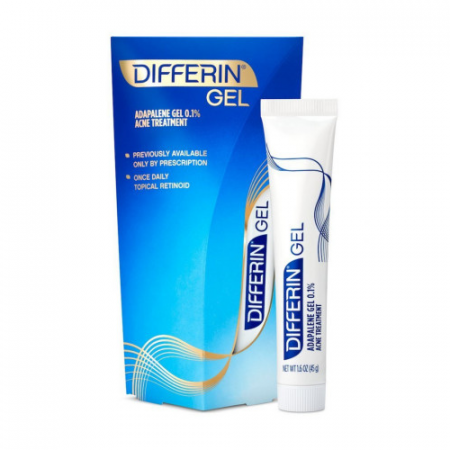 Differin Adapalene Gel 0.1% Acne Treatment (up to 90 Day supply), 45 ...