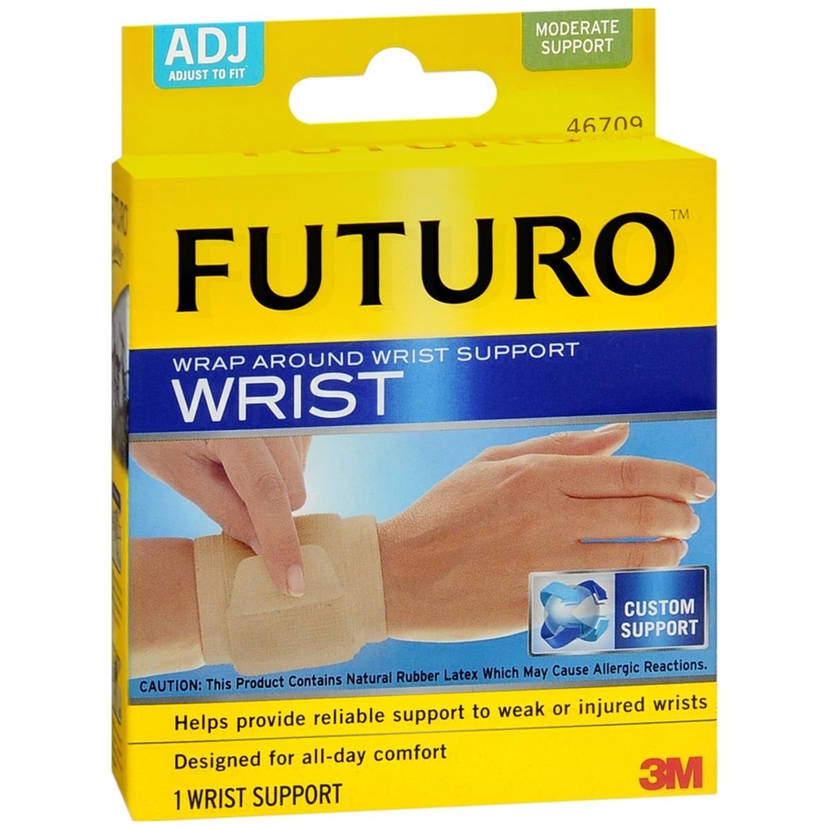 FUTURO Wrap Around Wrist Support Adjust To Fit 1 EA Medcare 